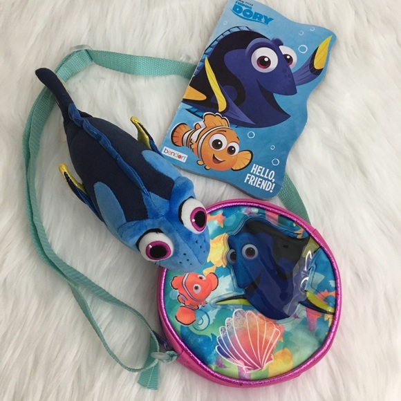 Disney | Toys | Disney Finding Dory Plushy Book Bag | Poshmark